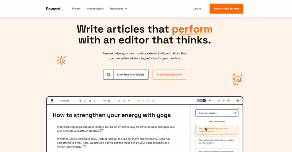 Reword Review (April 2025) - Features, Pricing, Alternatives Reword Review (April 2025) - Features, Pricing, Alternatives